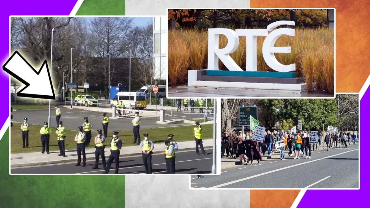 RTE Building Surrounded By POLICE #Ireland / Hugo Talks #lockdown - YouTube