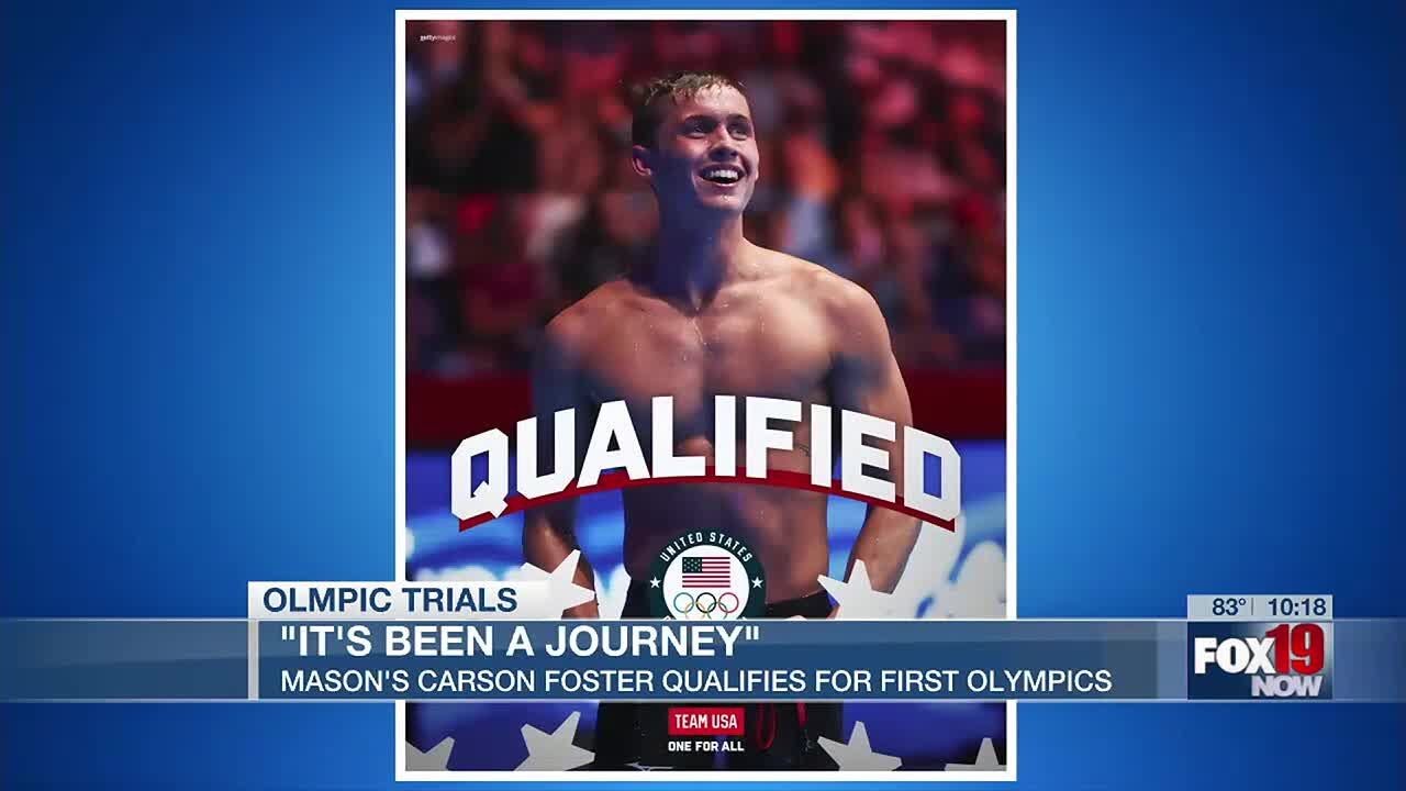Mason swimmer qualifies for first Olympics - YouTube
