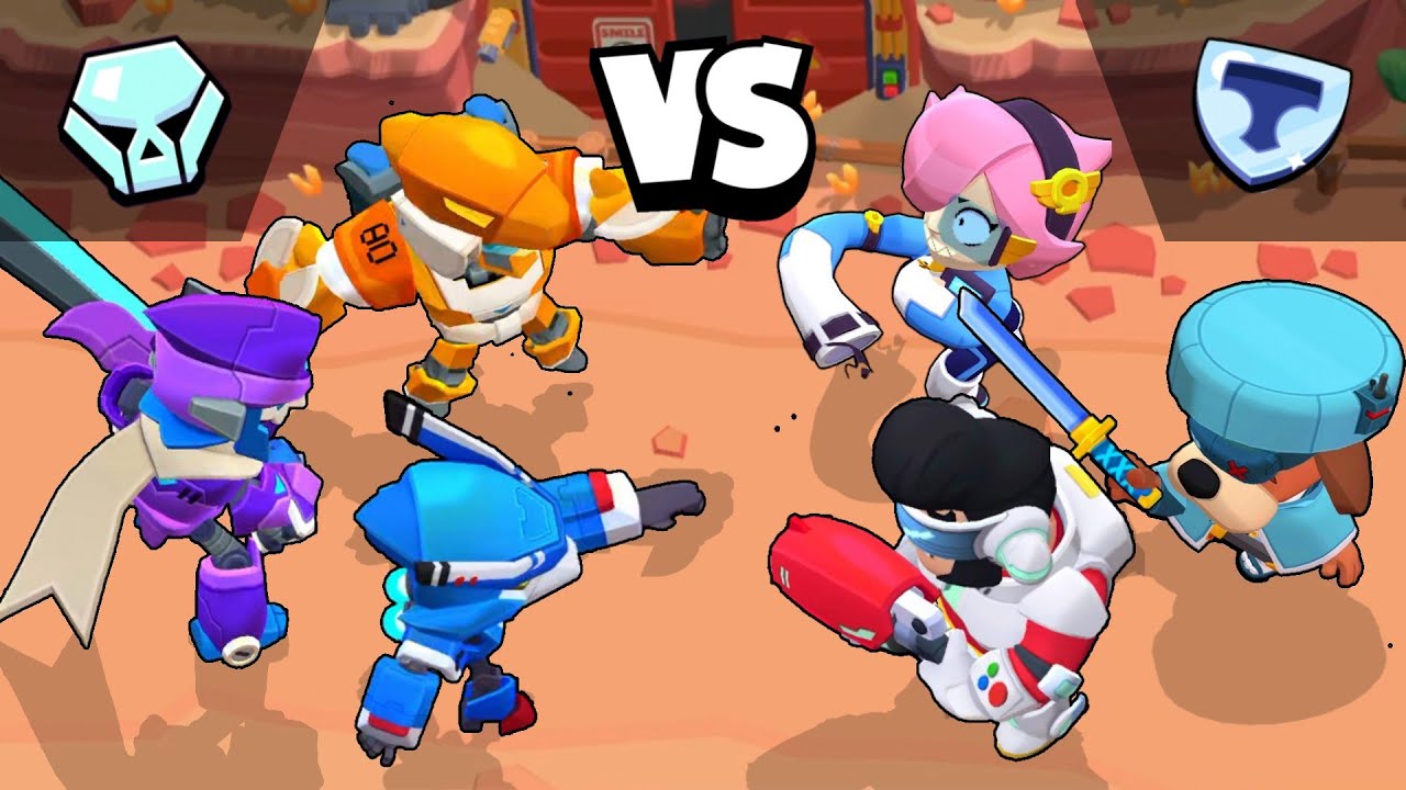 MECHA SQUAD VS STARR FORCE| | BRAWL STARS - YouTube