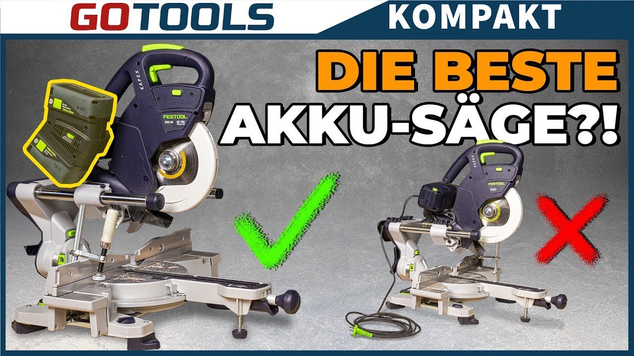 Ein Traum für alle Handwerker! Die neue Festool Kapex Kappsäge KSC60 ...