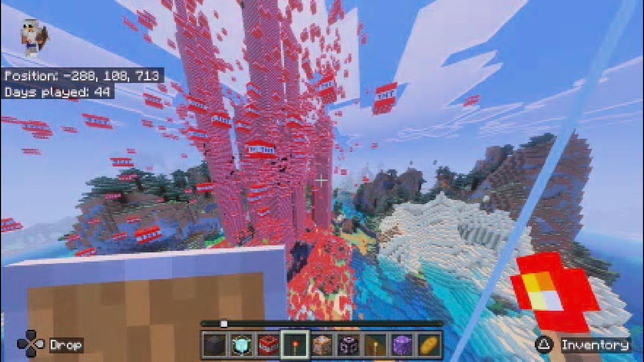This Is What 10 Tons Of TNT Does To A Survival World - YouTube