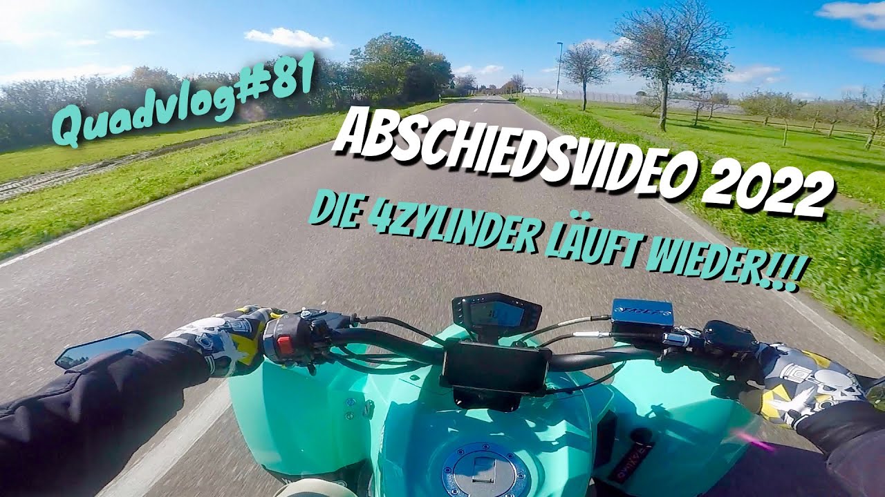 Letztes Video 2022 # Die 4Z läuft wieder # Quad Vlog 81 - YouTube