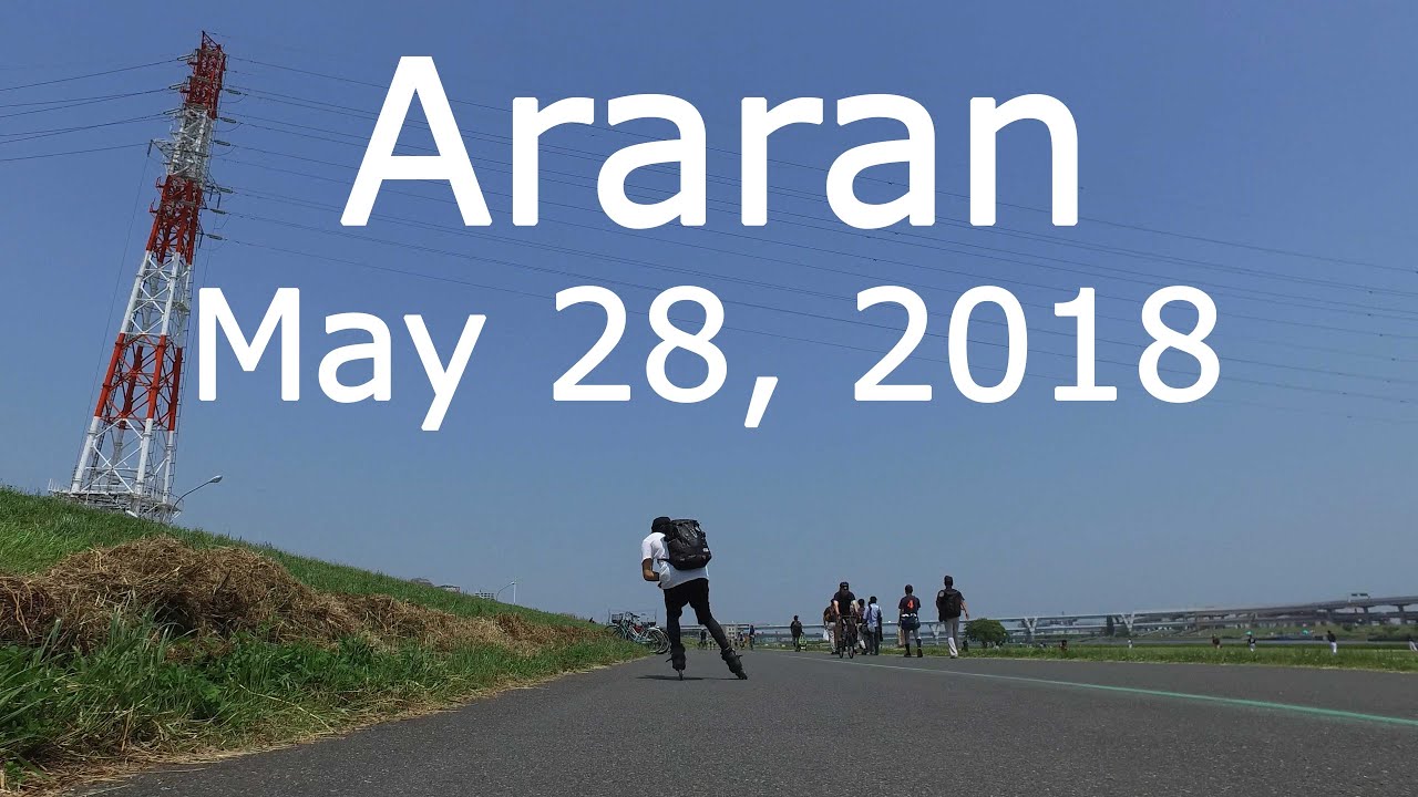 2018-05-27 Araran at Arakawa River【4K】 - YouTube