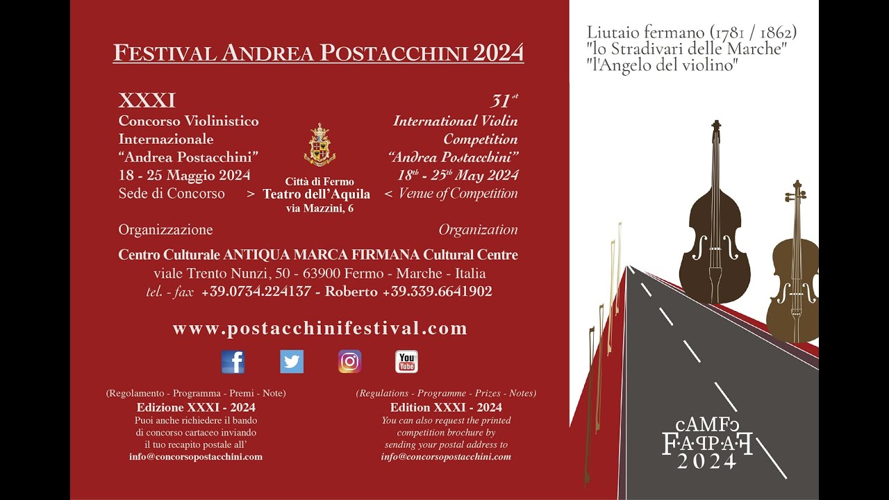 Festival Andrea Postacchini 2024 - YouTube