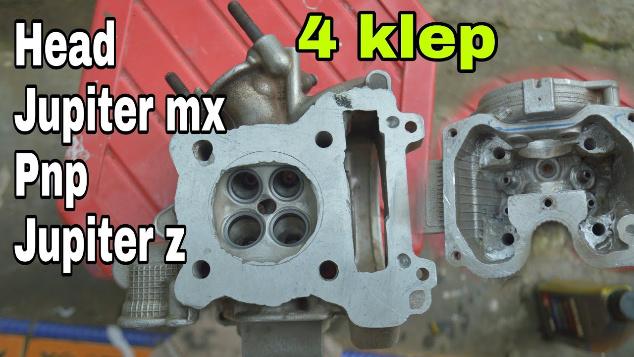 rubah head jupiter mx/vixion/r15 pnp jupiter z/vega 4 klep - YouTube