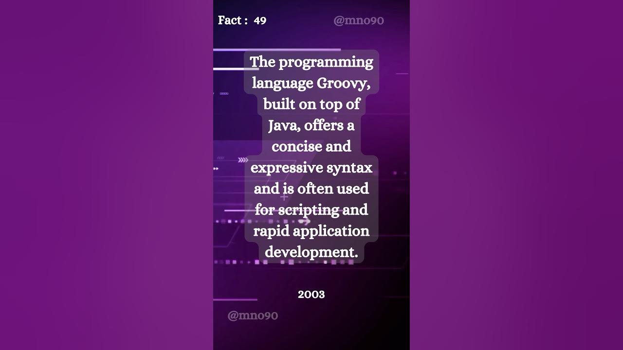 Programming language groovy..?? #shorts #groovy #programming #facts #factoftheday #java # ...
