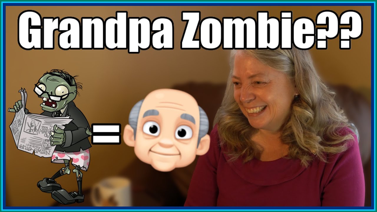 My Mom Tries To Name The Zombies From Plants Vs Zombies - YouTube
