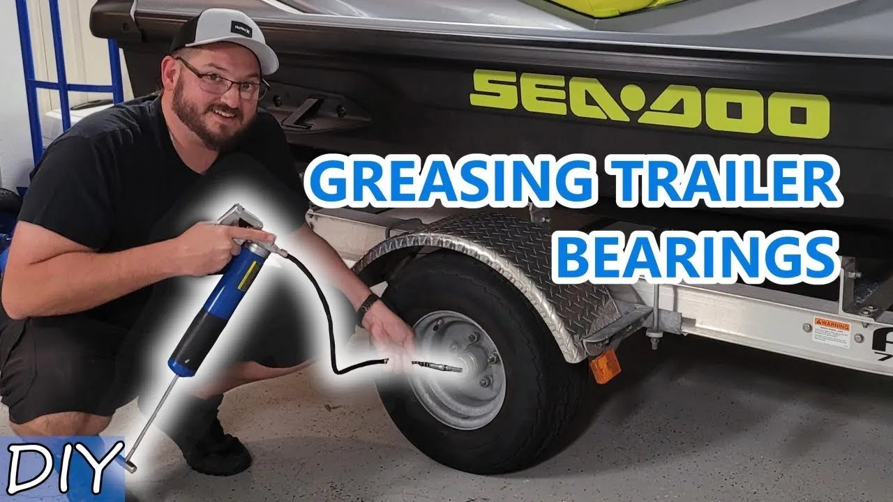 How to change the axle grease on a 2021 Continental Double jet ski ...