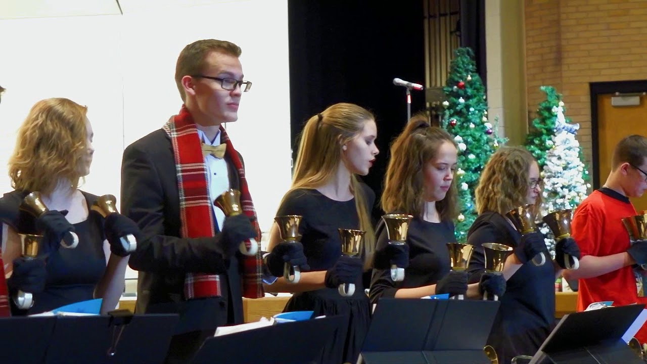 Drummer Boy peformed with hand bells - YouTube