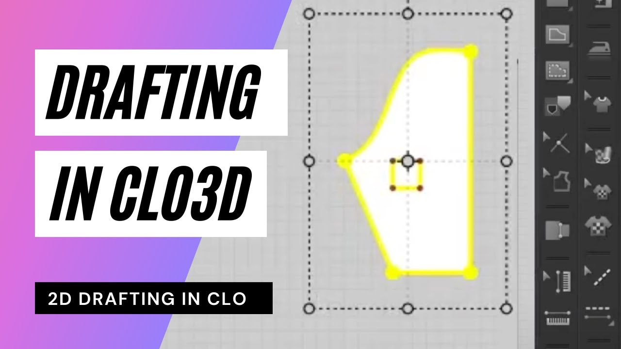 How to draft patterns in CLO 2D pattern drafting software for fashion ...