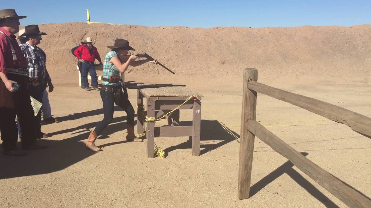Jessica Kirkham SASS Cowboy Action (15.59 sec) - YouTube