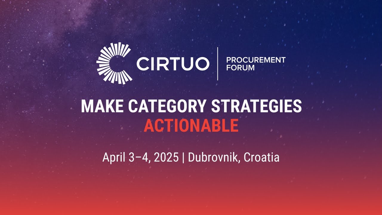 Cirtuo Procurement Forum 2025 highlights - YouTube