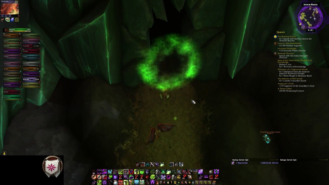 WoW: Legion - Antorus: The Burning Throne full clear and cinematic ...
