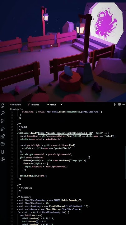 3d Portal Scene Made Using Threejs🧑‍💻 Coding Programming 2024 Htmlcssjs Threejs Webdev