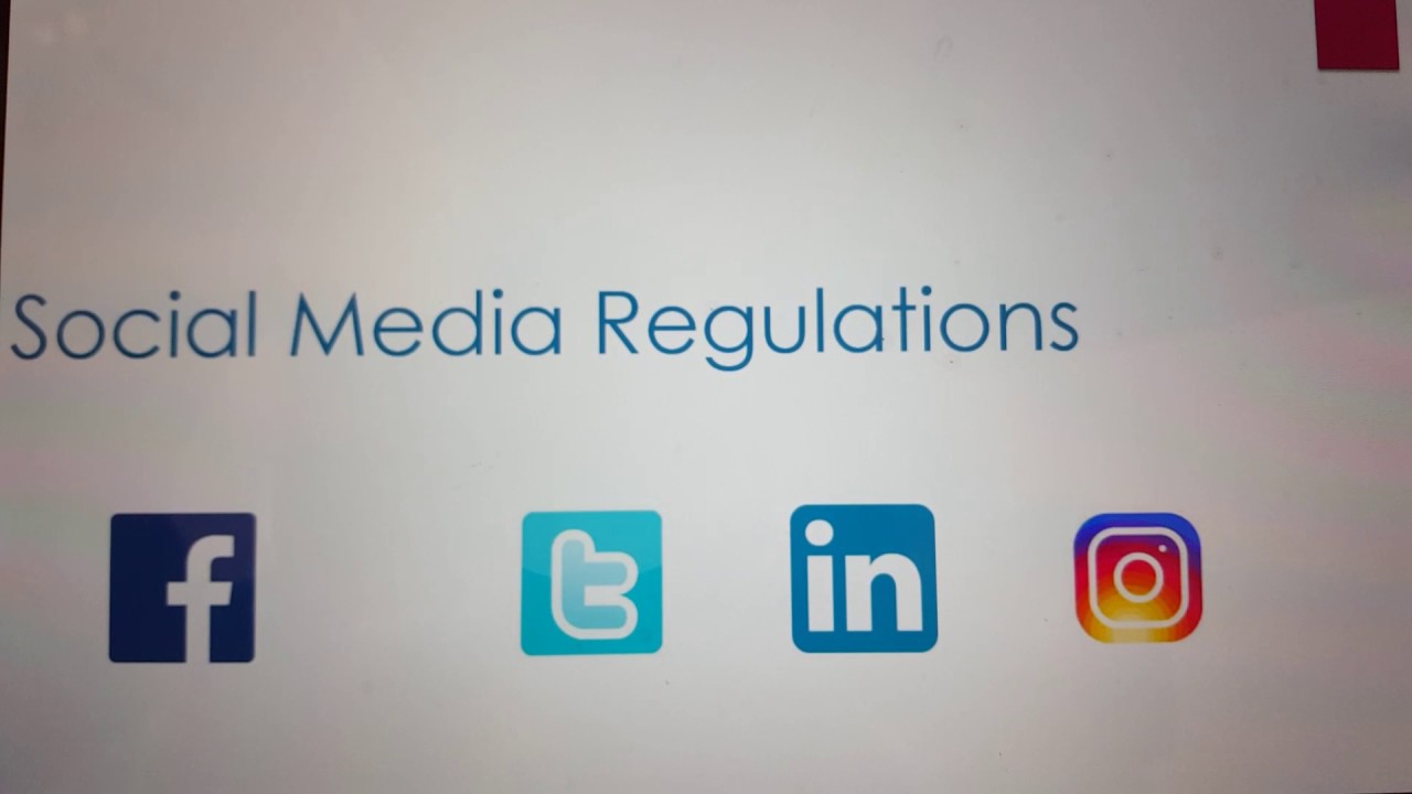 NECC PSA social media regualtions - YouTube