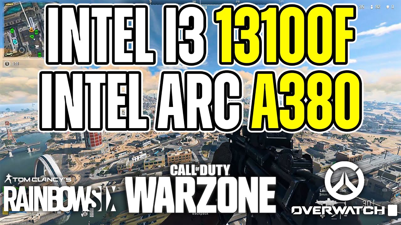 Intel i3-13100F + Arc A380 Benchmarks | 5 Games Tested 1080P - YouTube