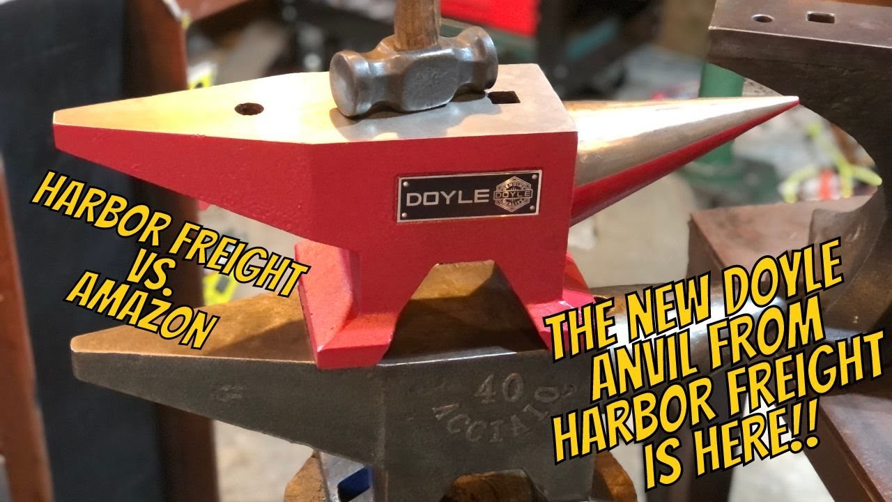 Harbor Freight Tools Doyle anvil review! Part 1 Budget Anvil Better ...