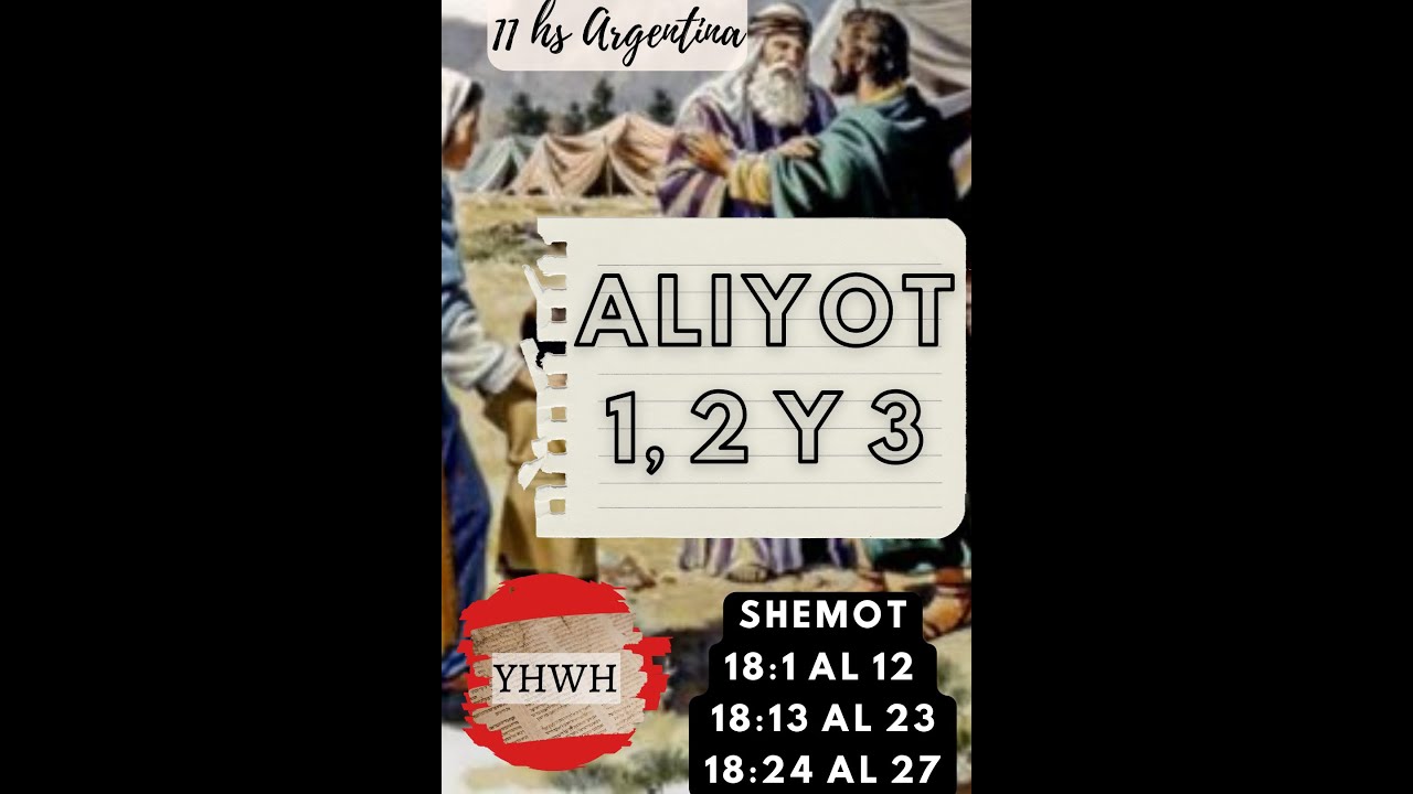 Aliyot 1, 2 y 3 YITRO - YouTube