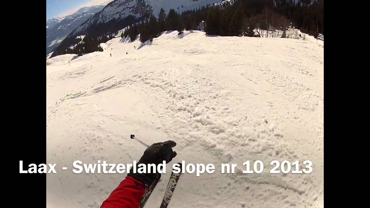 Laax - slope nr 10 - YouTube