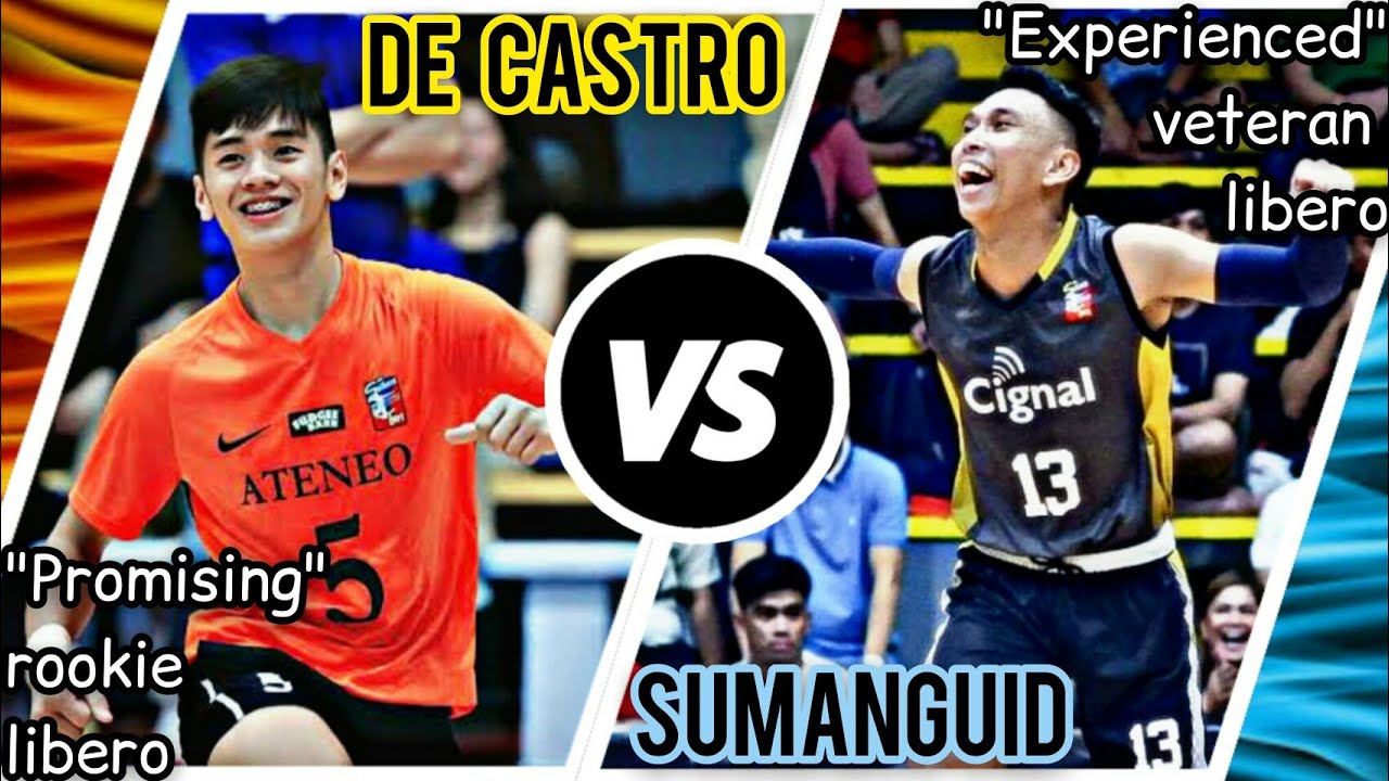 Lance De Castro showdown with his volleyball idol Manuel Sumanguid | Successor vs Predecessor ...