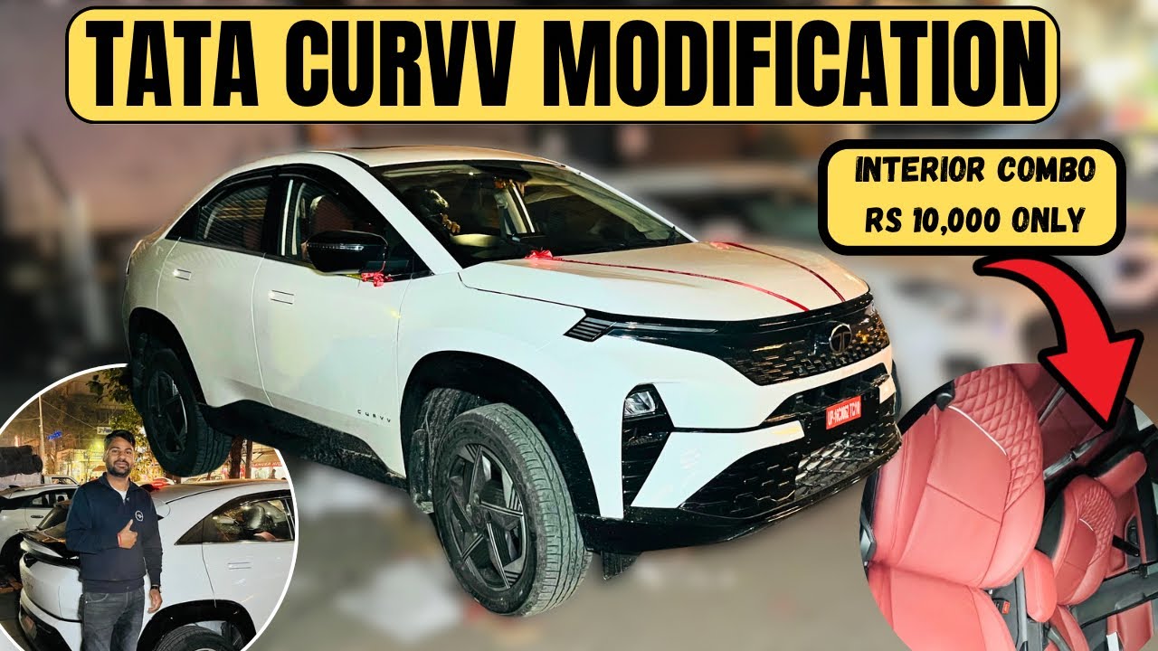 Tata Curvv Modification with Price | Tata Curvv Modified | Tata Curvv ...