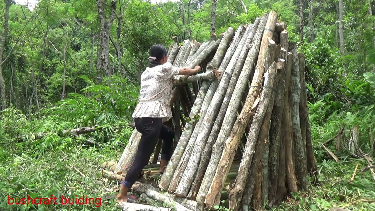 How To Build Shelter In The Wild - YouTube