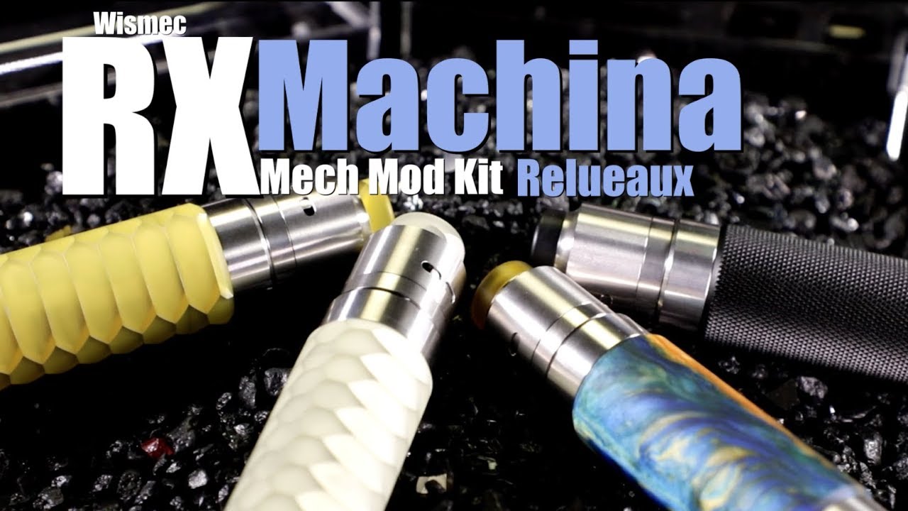 Reuleaux RX MACHINA Mech Mod Kit with GUILLOTINE-RDA by Wismec (MECH ...