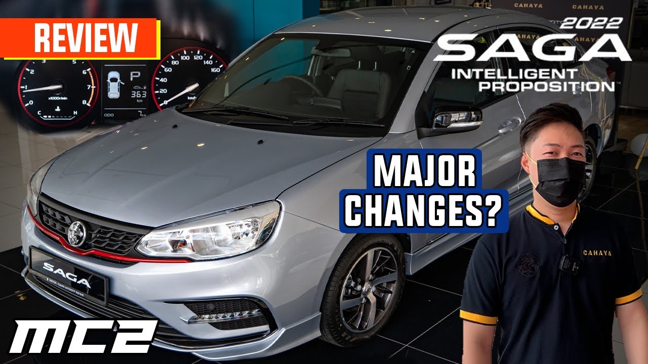 REVIEW: 2022 PROTON SAGA MC2 FACELIFT | PRICE FROM RM34K - RM44K ...