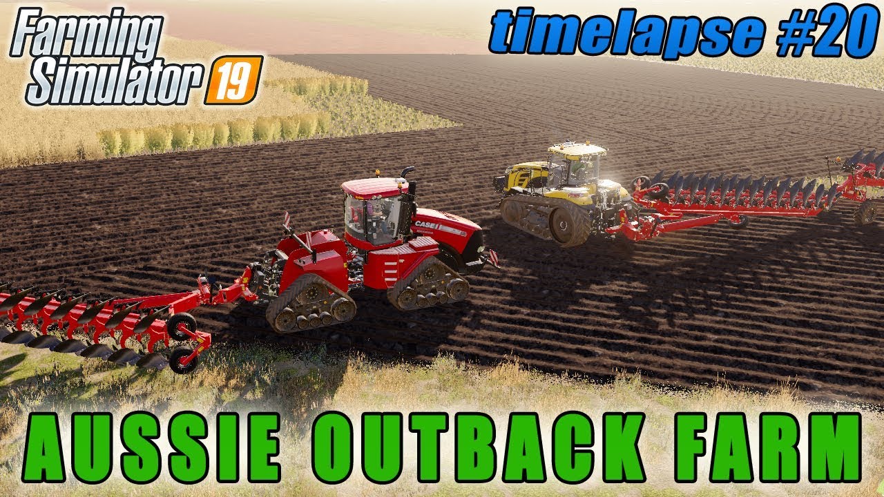 Big fields, big equipments | Farming simulator 19 | Aussie Outback ...