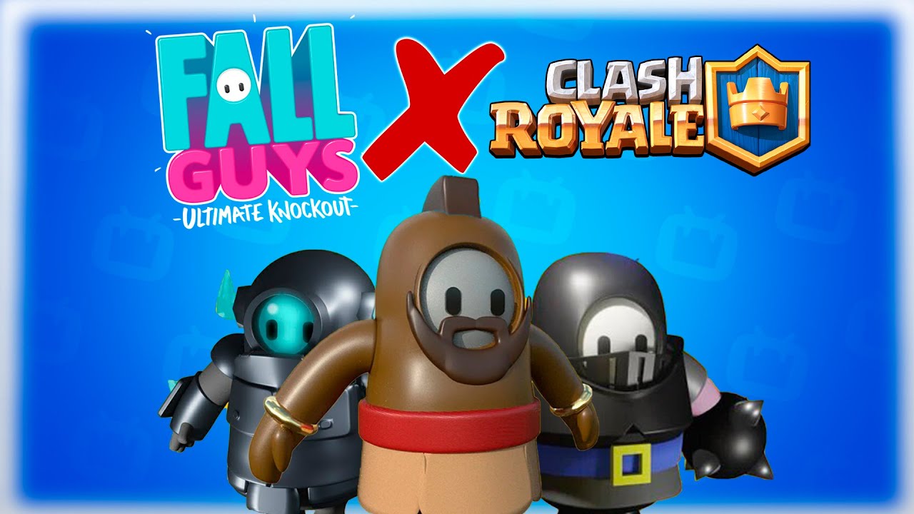 POSIBLE COLABORACION DE FALL GUYS Y CLASH ROYALE!! - YouTube
