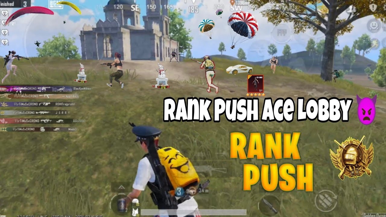 BGMI RANK PUSH ACE LOBBY 🤬 FIGHT NEW UPDATE 3.7 🔥 | BGMI PUBG ...