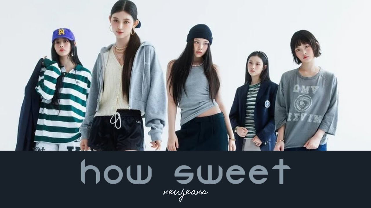 NEWJEANS — How Sweet (Lyrics) - YouTube