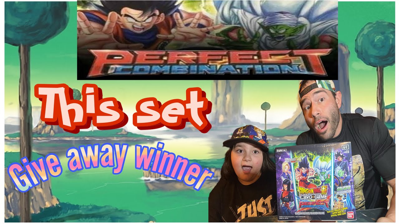 Perfect combination booster box & giveaway winner Dragon ball | Brandon ...