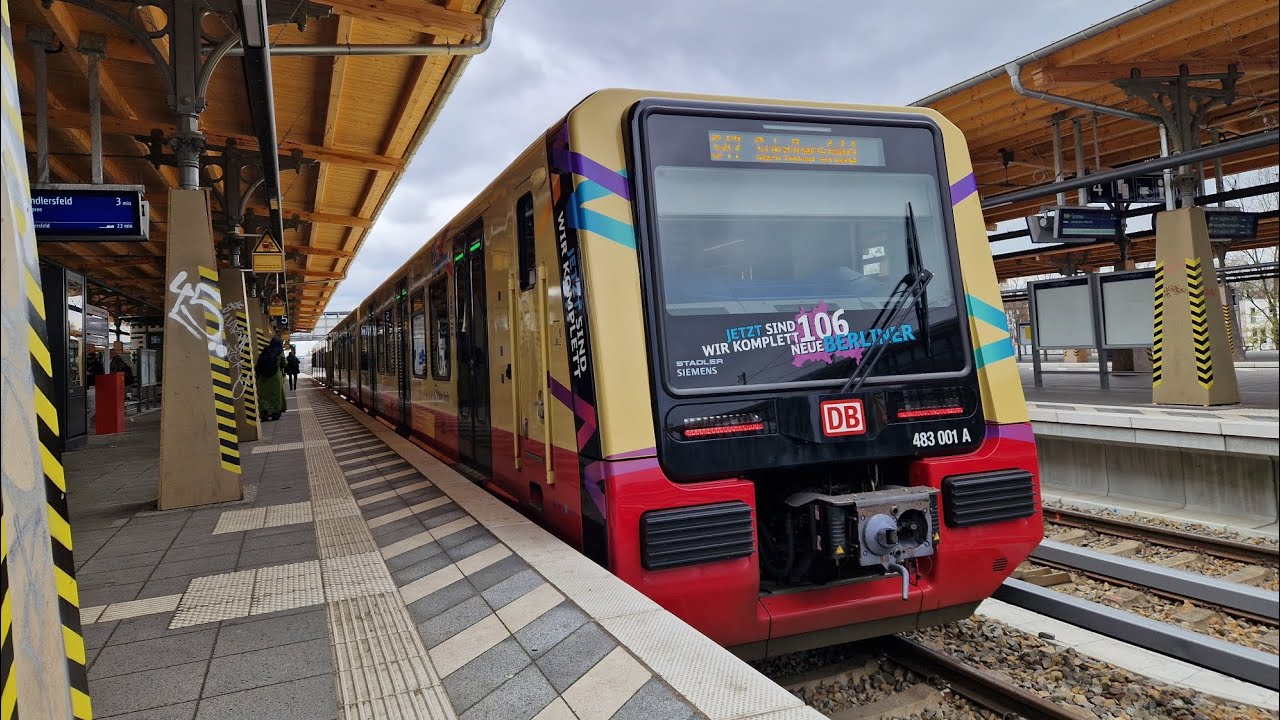 S-Bahn Berlin | Mitfahrt in der S47 von Spindlersfeld bis Schöneweide ...