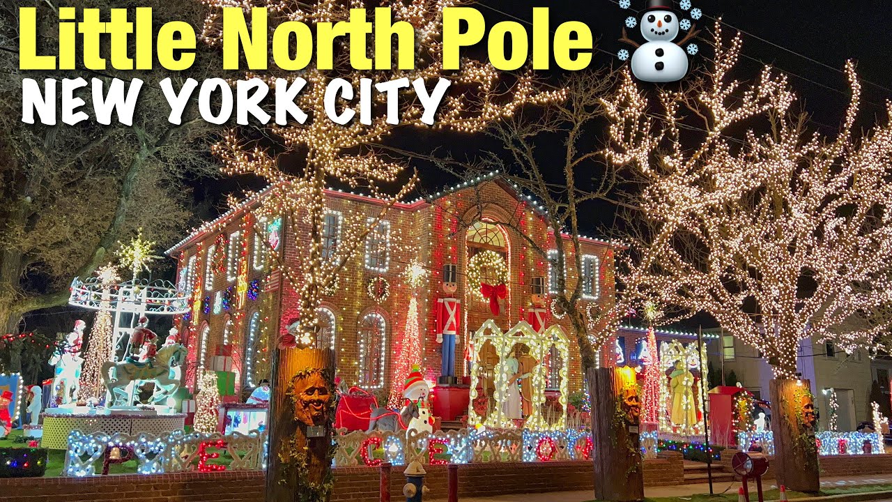"The Little North Pole" Christmas House in Rockaway Queens New York ...
