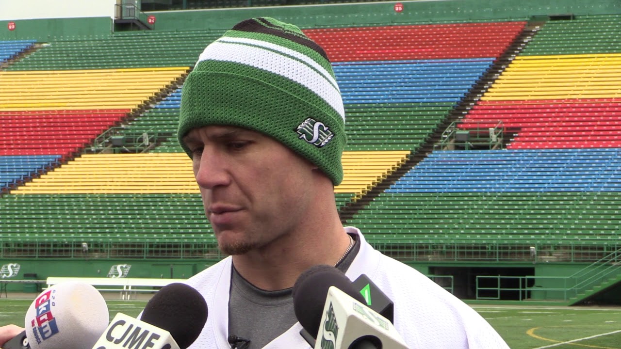 Rob Bagg is Roughriders' top Canadian - YouTube
