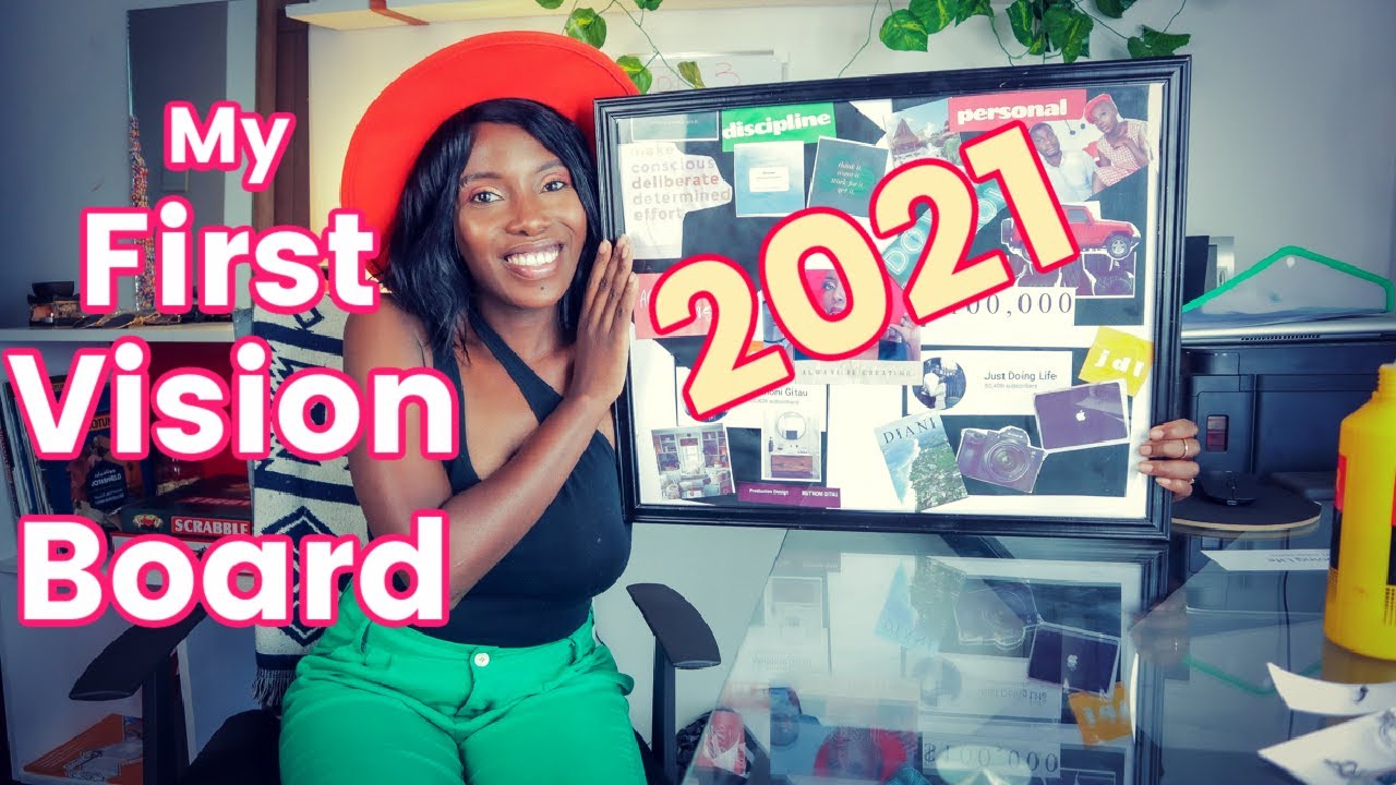 My First Ever Vision Board 2021 \\ Just Doing Life - YouTube