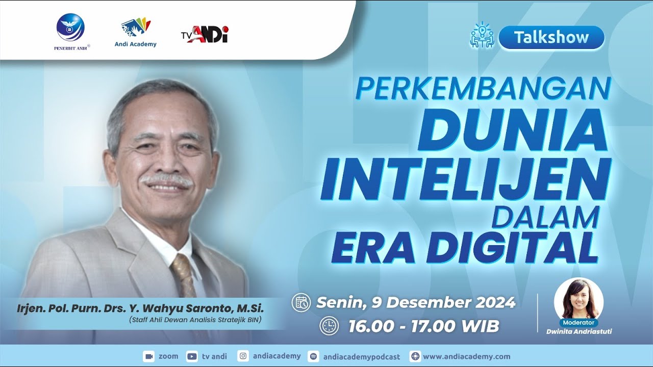 Perkembangan Dunia Intelijen dalam Era Digital #indonesia #politics # ...