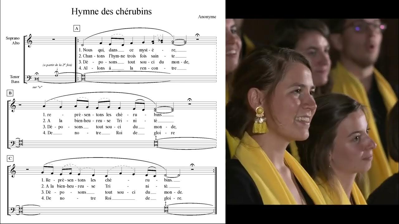 Hymne des Chérubins avec partition - YouTube