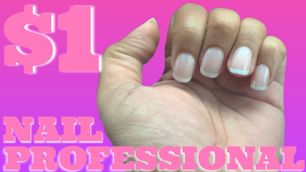 $1 Professional Nails Best find at the Dollar Tree - YouTube