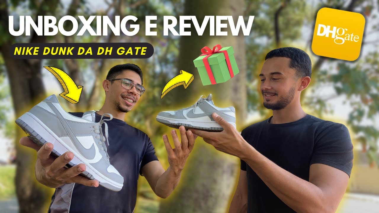 TROUXE UM NIKE DUNK DA DHGATE PARA O MEU AMIGO - Review e Unboxing ...