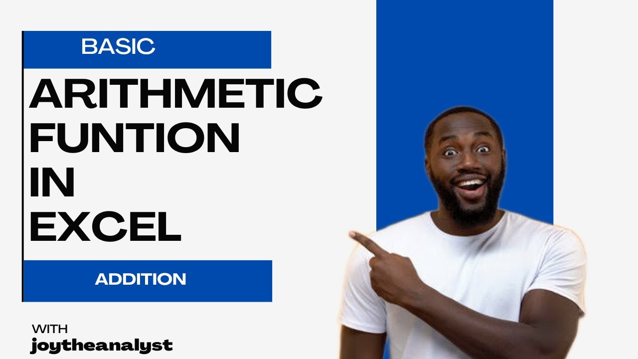 How To Easily Add Numbers In Excel Basic Arithmetic Function Youtube 7019