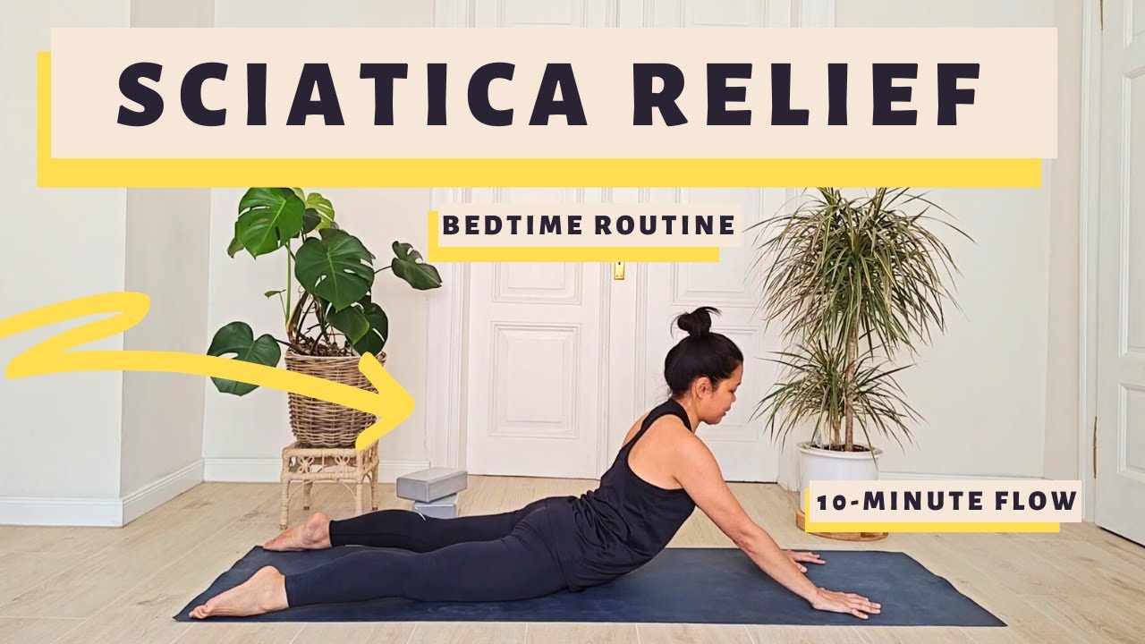 Yoga for Sciatica Pain | Beginner-Friendly | 10-Minutes - YouTube