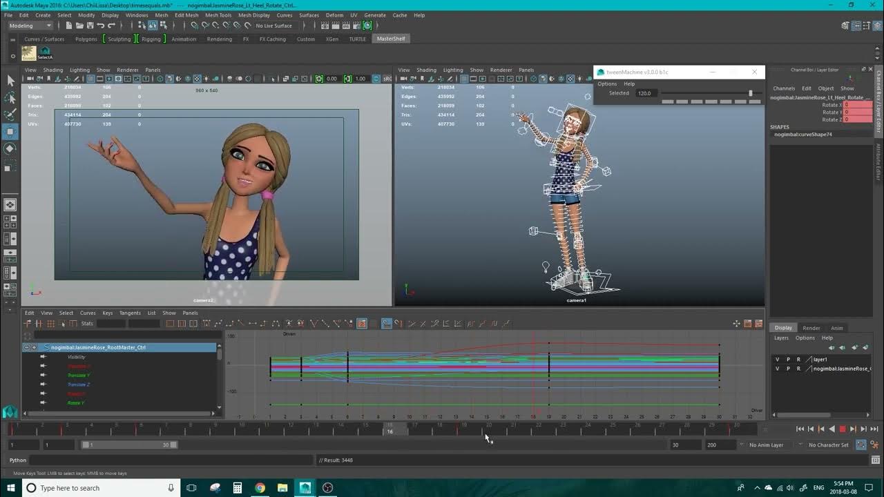 HOW TO USE TWEEN MACHINE 3D Animation Tutorial - YouTube