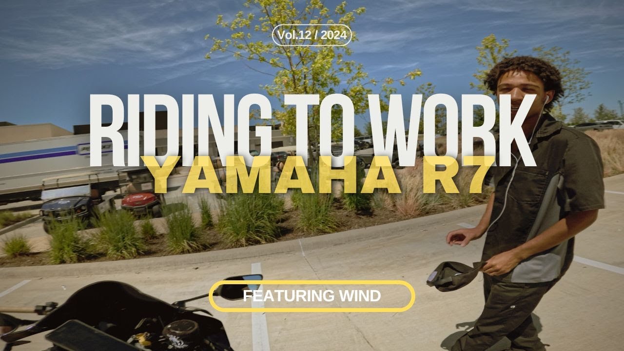 Riding My 2023 Yamaha R7 to Work | A Day in the Life of an AV ...
