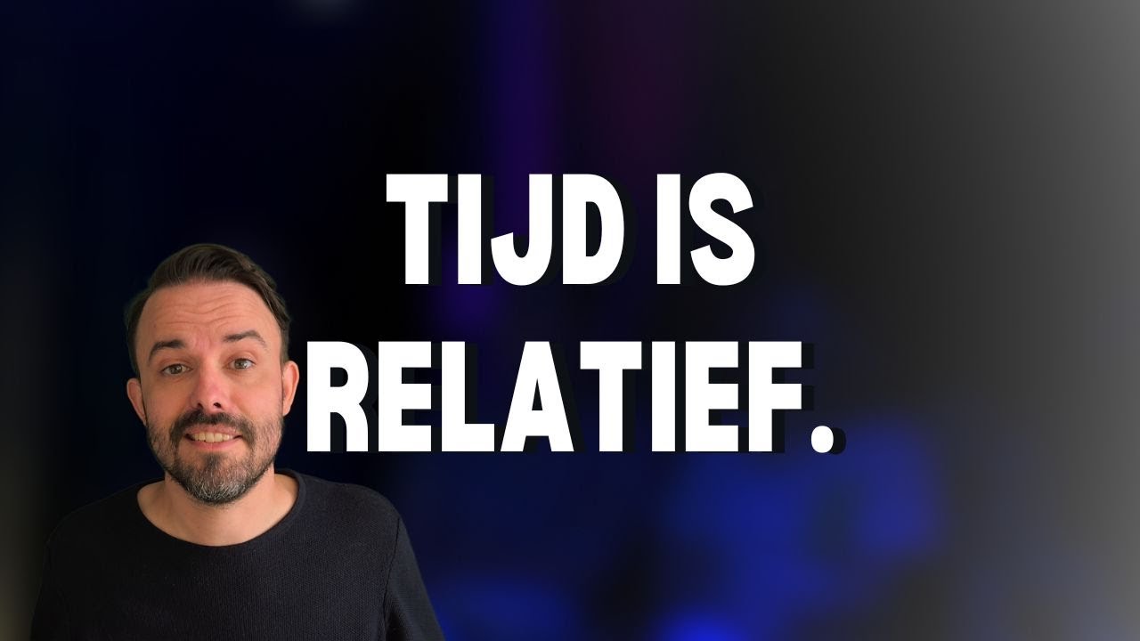 Tijd is relatief | Aftrap Kein Geloel | Tim Hartog - YouTube