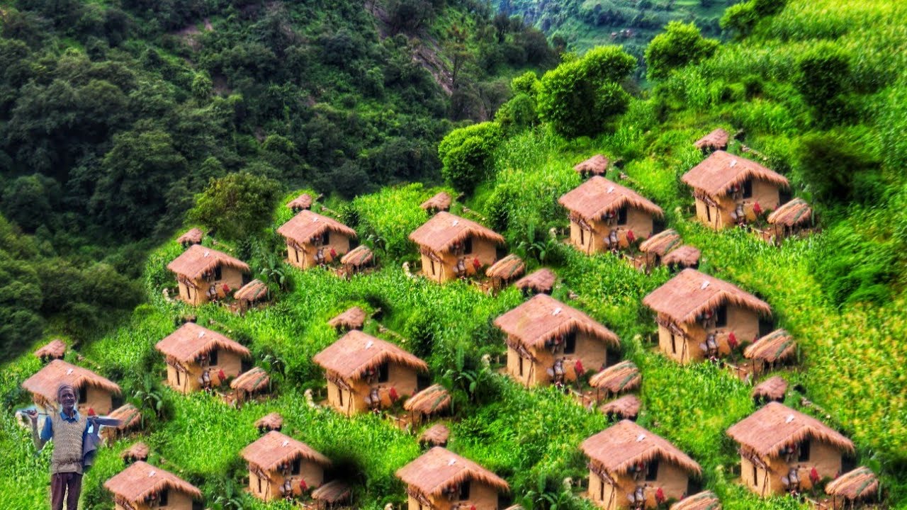 Most Beautiful and peaceful Mountion Himalayan village lifestyle | Dely ...