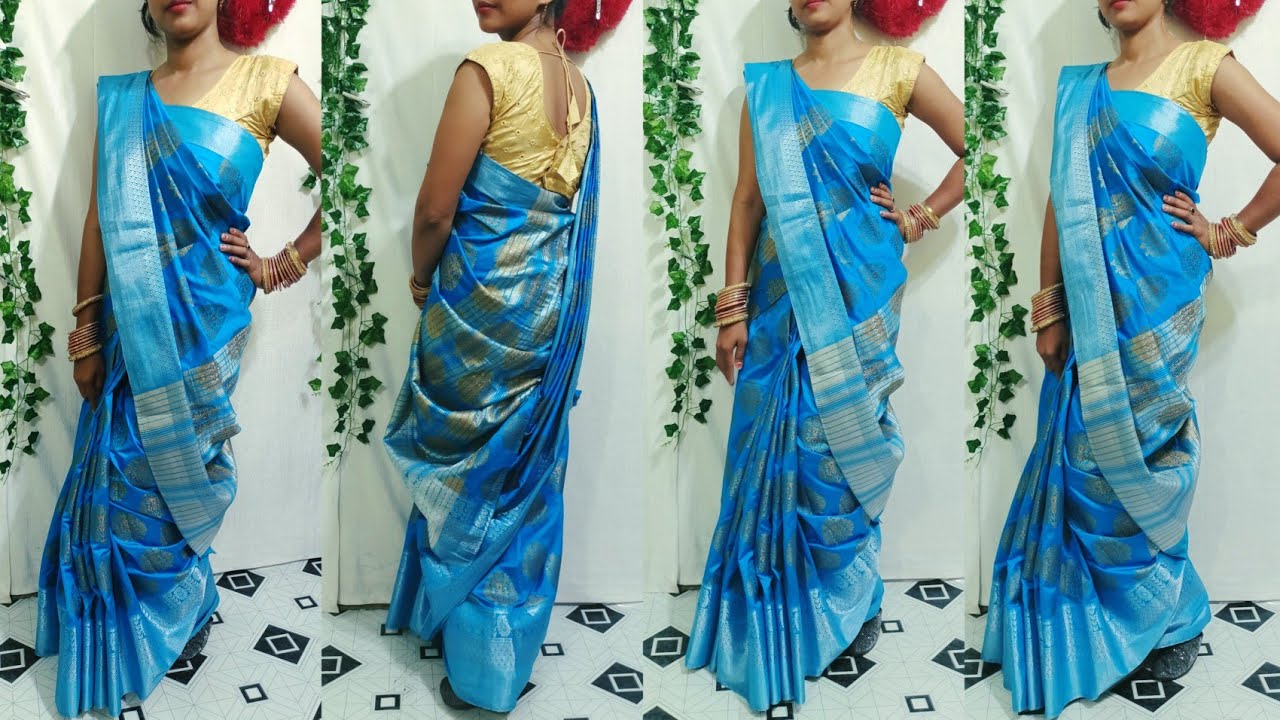Beginners New style Saree Draping step by step/How to wear Beutiful ...