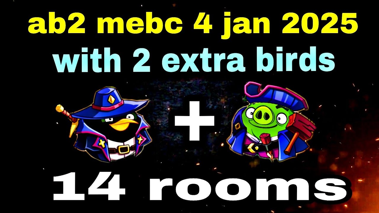 Angry birds 2 mighty eagle bootcamp Mebc 4 jan 2025 with 2 extra birds ...