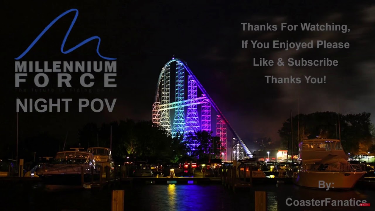 Millennium Force At Night